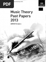Abrsm Theory g5 Sample Papers (New Format) | PDF