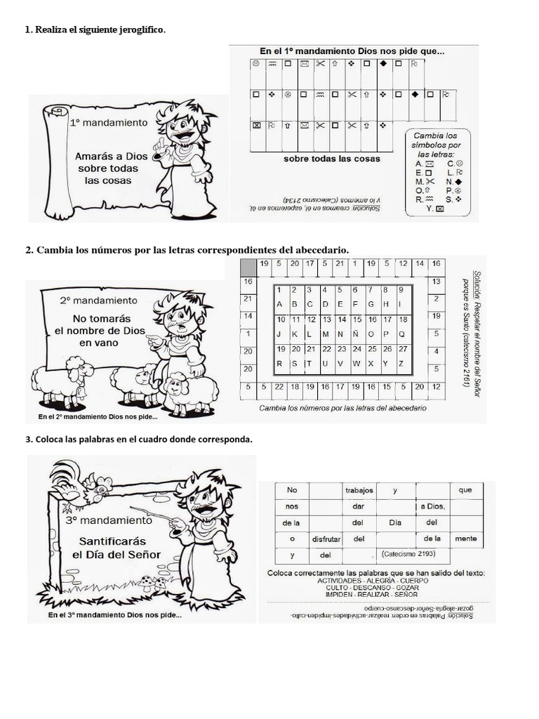 Los 10 Mandamientos | PDF