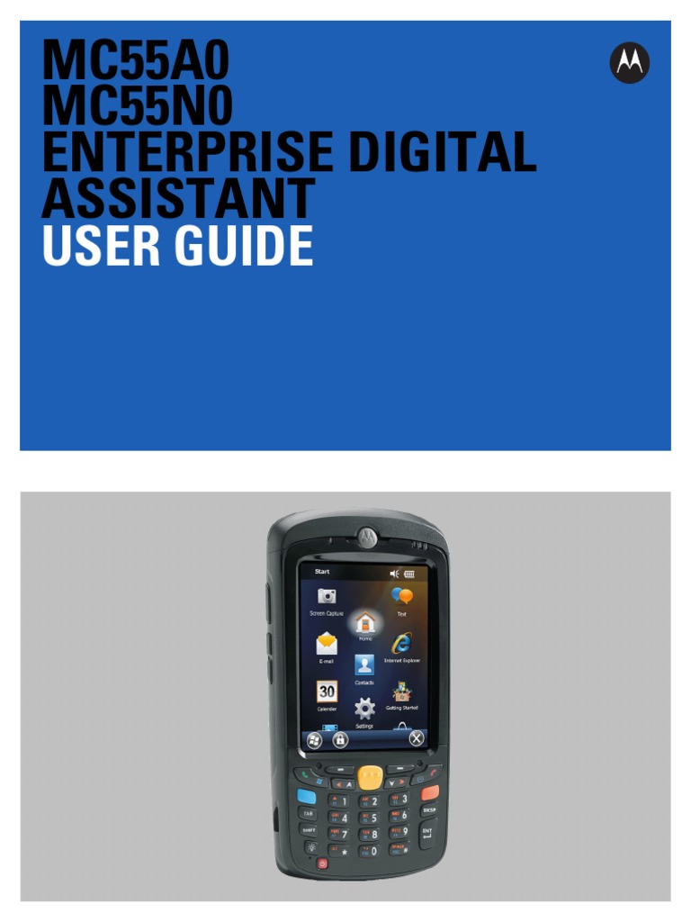User Guide: MC55A0 MC55N0 Enterprise Digital Assistant | PDF ...