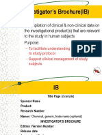 Investigator's Brochure Template Guide | PDF | Clinical Trial ...