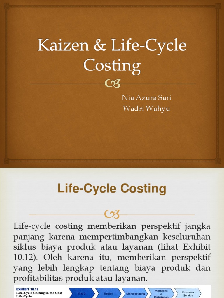 Kaizen & Life-Cycle Costing | PDF