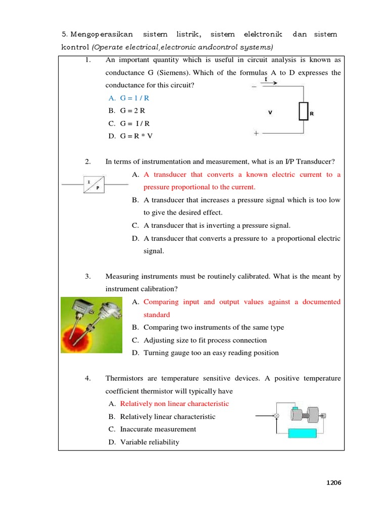 Operate Electrical, Electronic and Control Systems | PDF | Electric ...