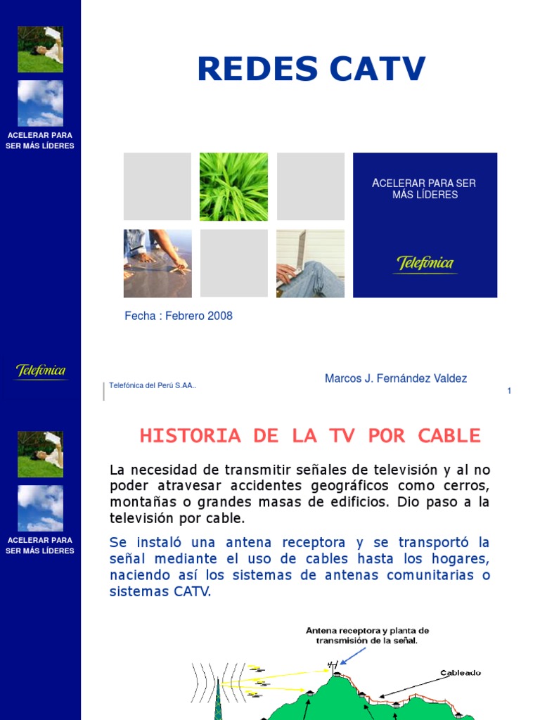 1 Redes Catv | PDF | Televisión por cable | Longitud de onda