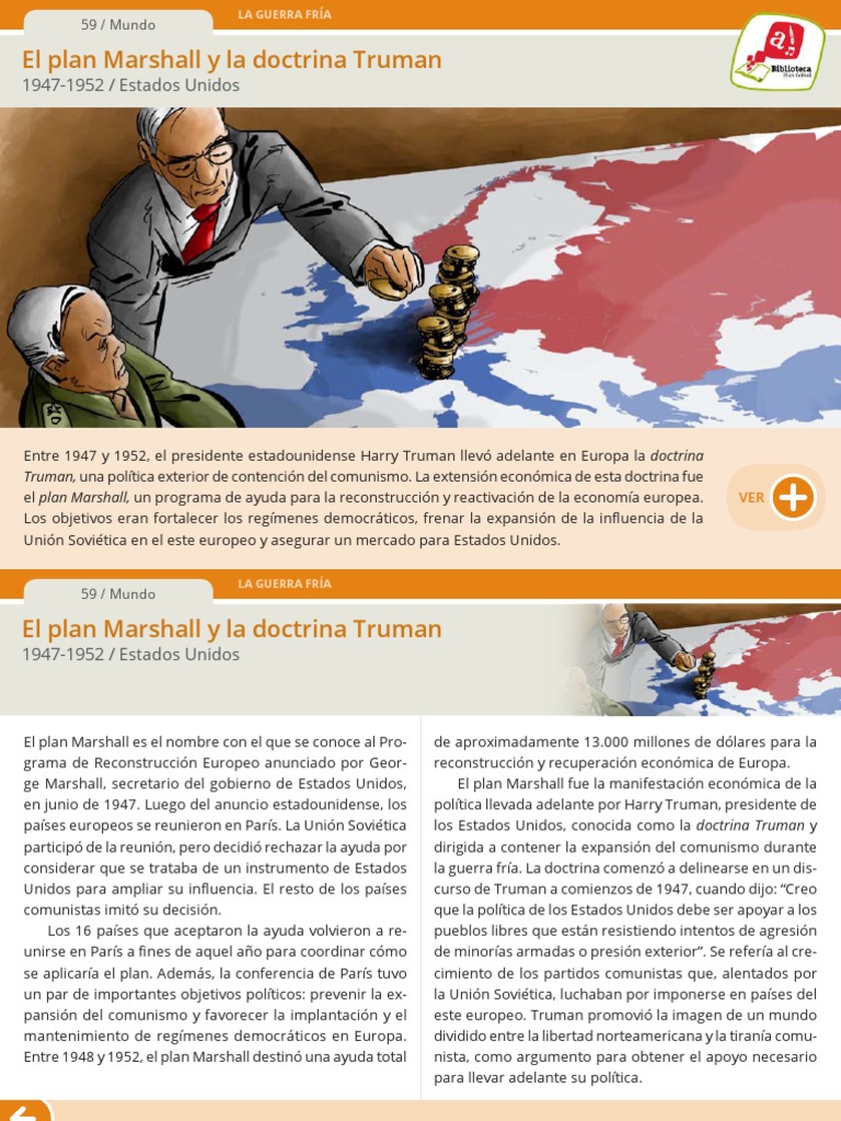 El Plan Marshall y La Doctrina Truman | PDF | plan Marshall | Harry S ...