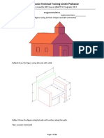 Orthographic Drawing Exercises Guide | PDF