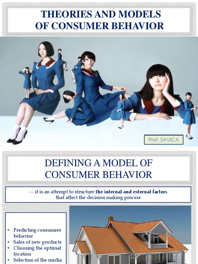 Theories and Models of Consumer Behavior: Prof. SAVICA | Download Free ...