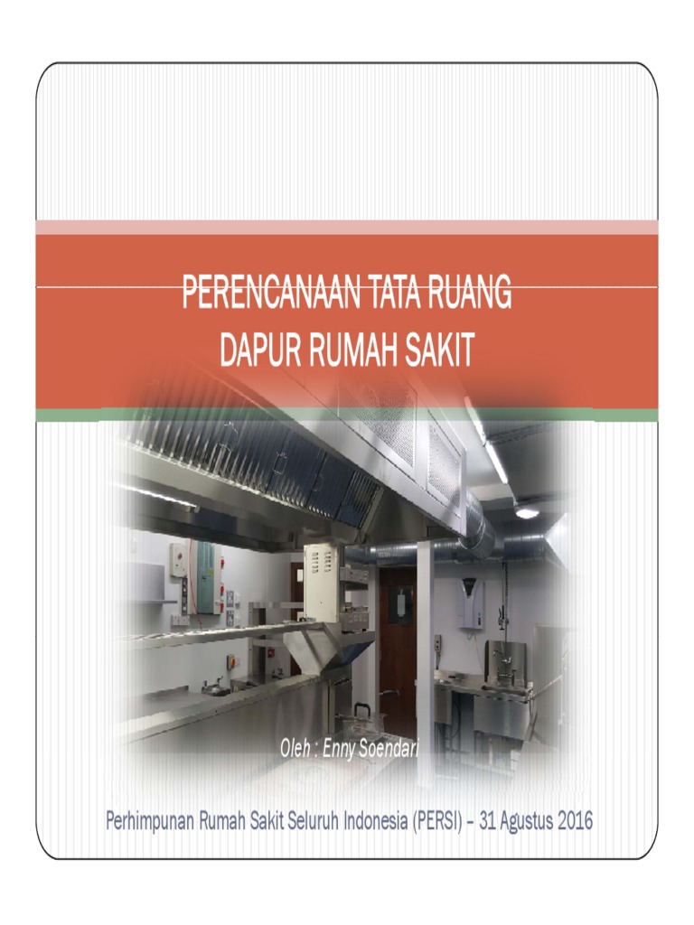 12 Perencanaan Tata Ruang Dapur Rumah Sakit | PDF