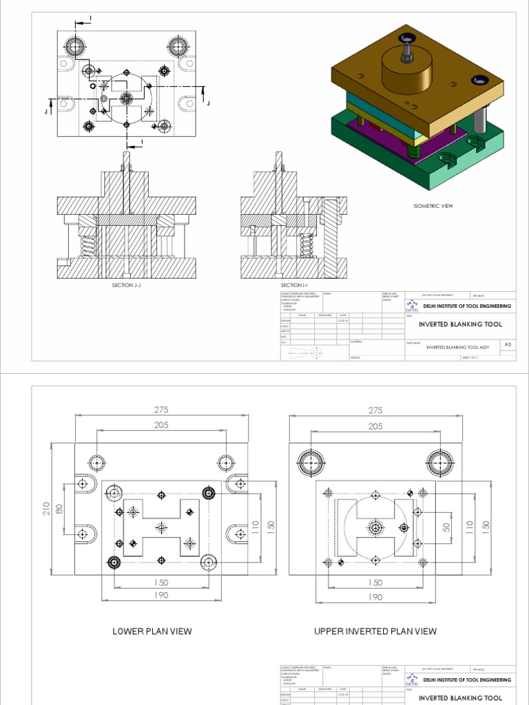 Inverted Blanking Tool Amended - All | PDF | Machines | Building Materials