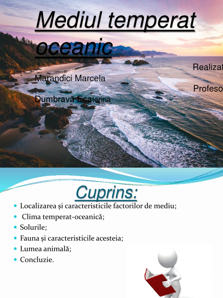 Mediul Temperat Oceanic | PDF