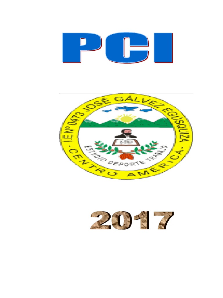 Pci Actual | PDF | Maestros | Aprendizaje