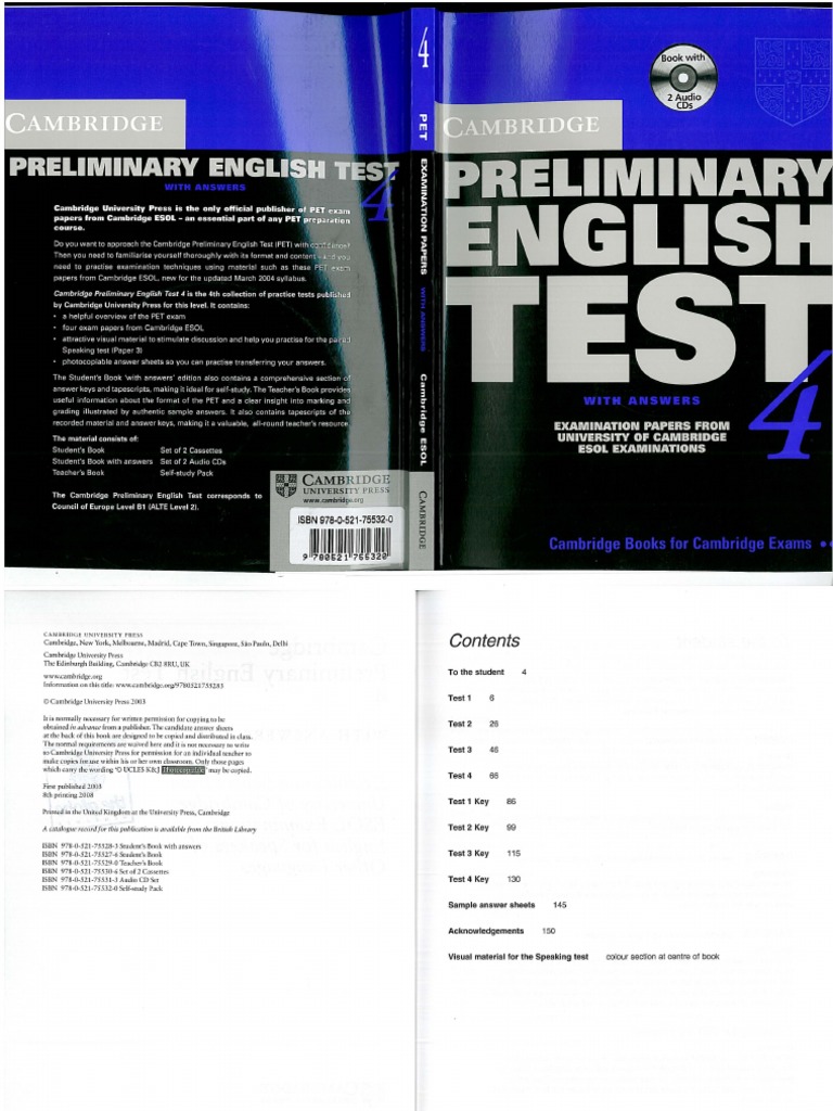 Preliminary English Test 4 PDF | PDF