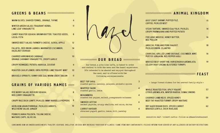 Hazel Dinner Yellow | PDF | Pickling | Salad