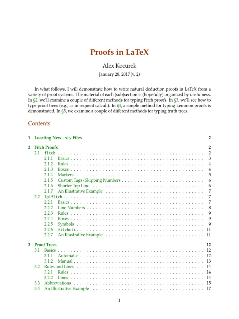 Proofs | PDF | Te X | Computer File