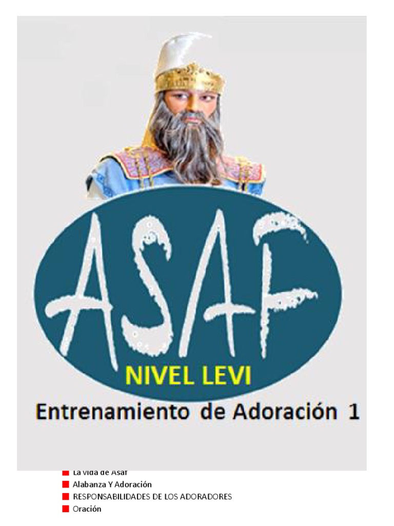 La Adoración según Asaf en la Biblia | PDF | Oración | Dios