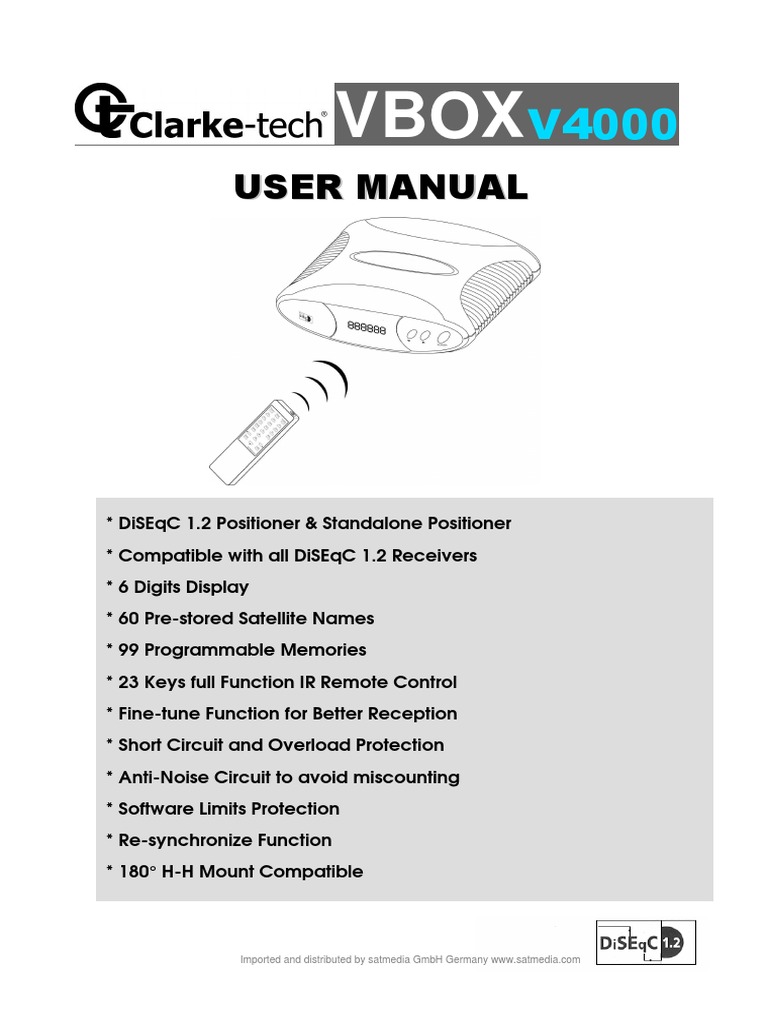 5 4 VBox User-Manual Eng | PDF | Switch | Coaxial Cable