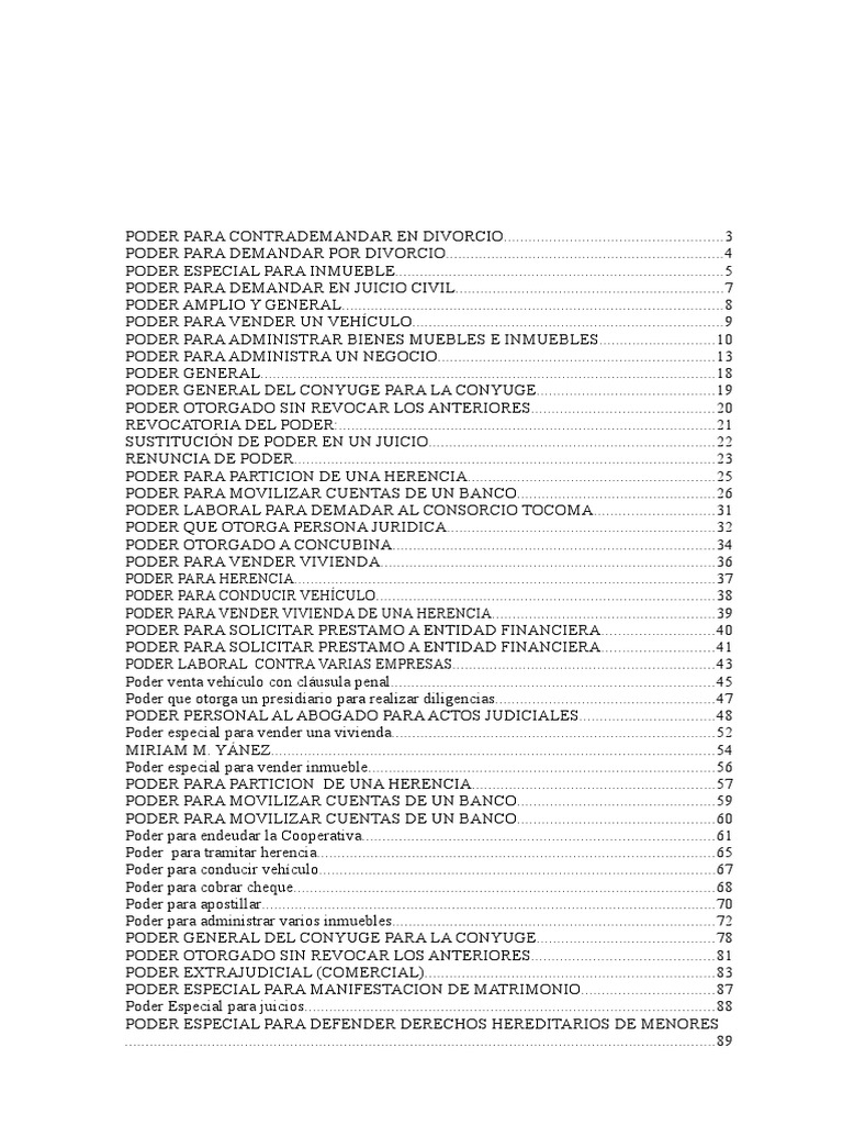 60 Modelos de Poderes | PDF | Pagos | Bancos
