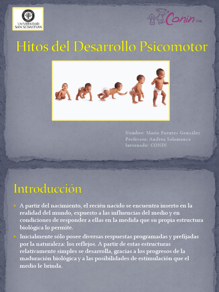 Hitos Desarrollo Psicomotor | PDF | Lingüística | Ciencia cognitiva