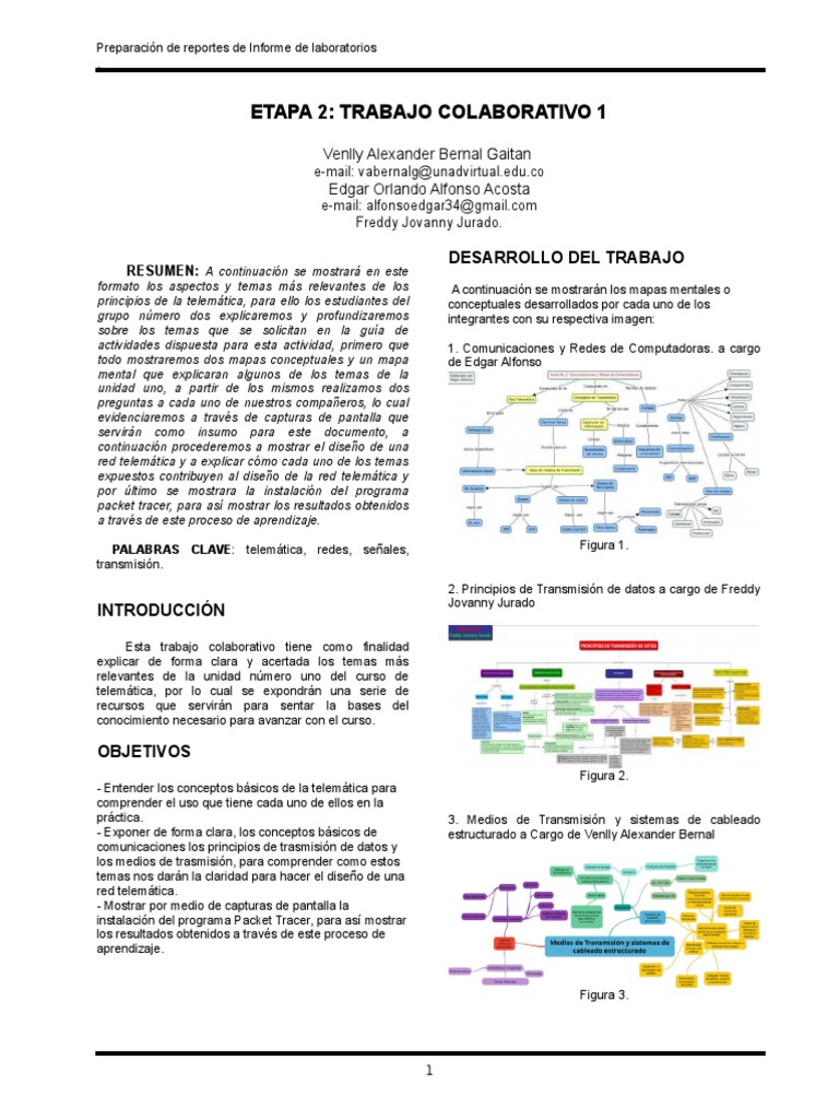 Plantilla Formato Ieee Telematica Unad Grupo 2 | Red de computadoras ...