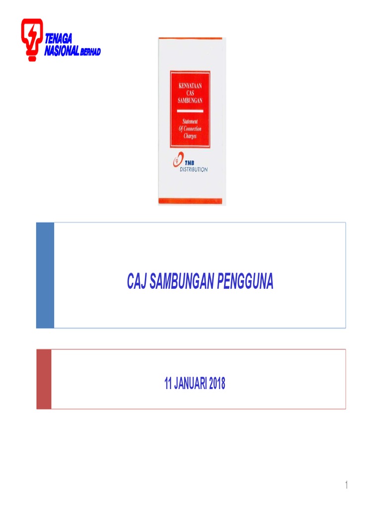 Analisis Komprehensif Polisi dan Kos Caj Sambungan Pengguna TNB | PDF