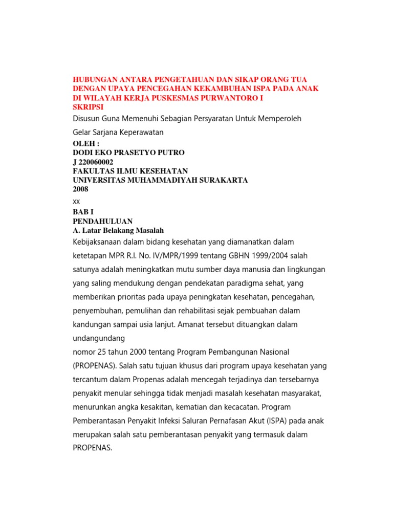 Askep Ispa | PDF