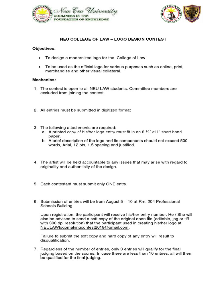 Logo Making Contest (For Info) | PDF