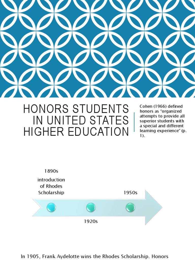 Honors Programs: Benefits & Challenges | PDF | International Student ...