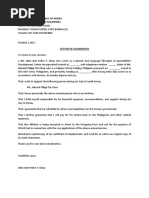 Sample Cover Letter - Japan Visa No Itr | PDF