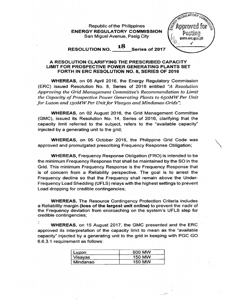 ERC Resolution | PDF