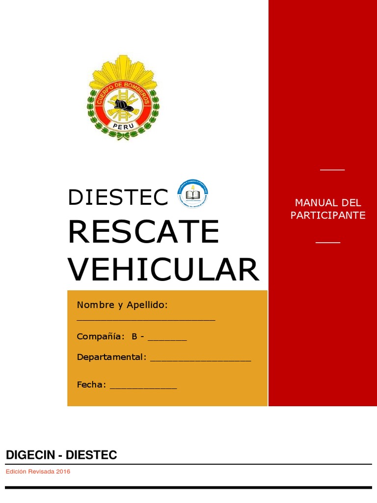 Rescate Vehicular MP 2016 | PDF | Airbag | Naturaleza