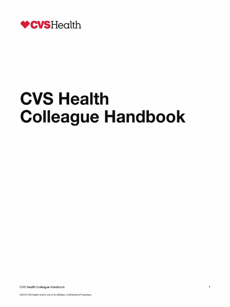 Cvs Handbook | PDF | Sexual Harassment | Harassment