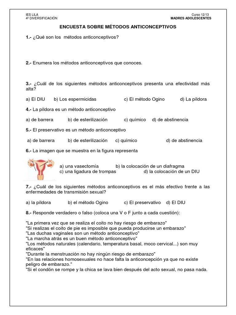 100 Preguntas Sobre Sexualidad Adolescente | PDF