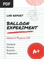 Balloon Rocket Experiment Guide | PDF | Newton's Laws Of Motion | Balloon