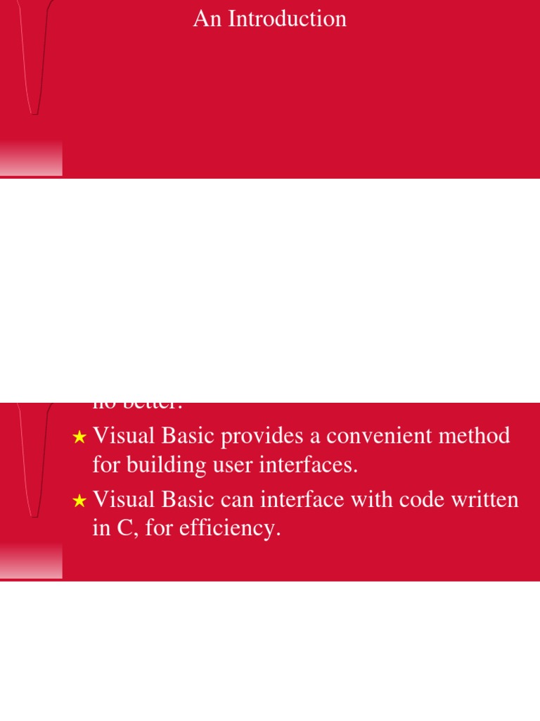 Visual Basic Programming: An Introduction | Download Free PDF | Array ...