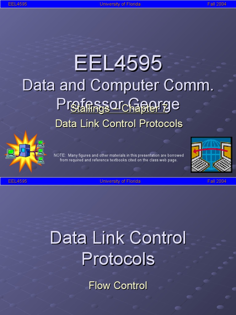 Data and Computer Comm. Professor George | PDF | Transmission Control ...
