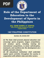 DepED Sports Manual Orientation | PDF | Learning | Governance