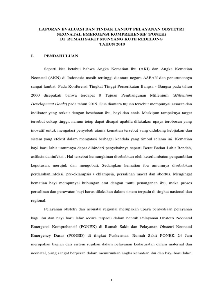 PONEK-EVALUASI | PDF