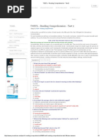 TOEFL - Error Recognition Test 20 | PDF | Test Of English As A Foreign ...