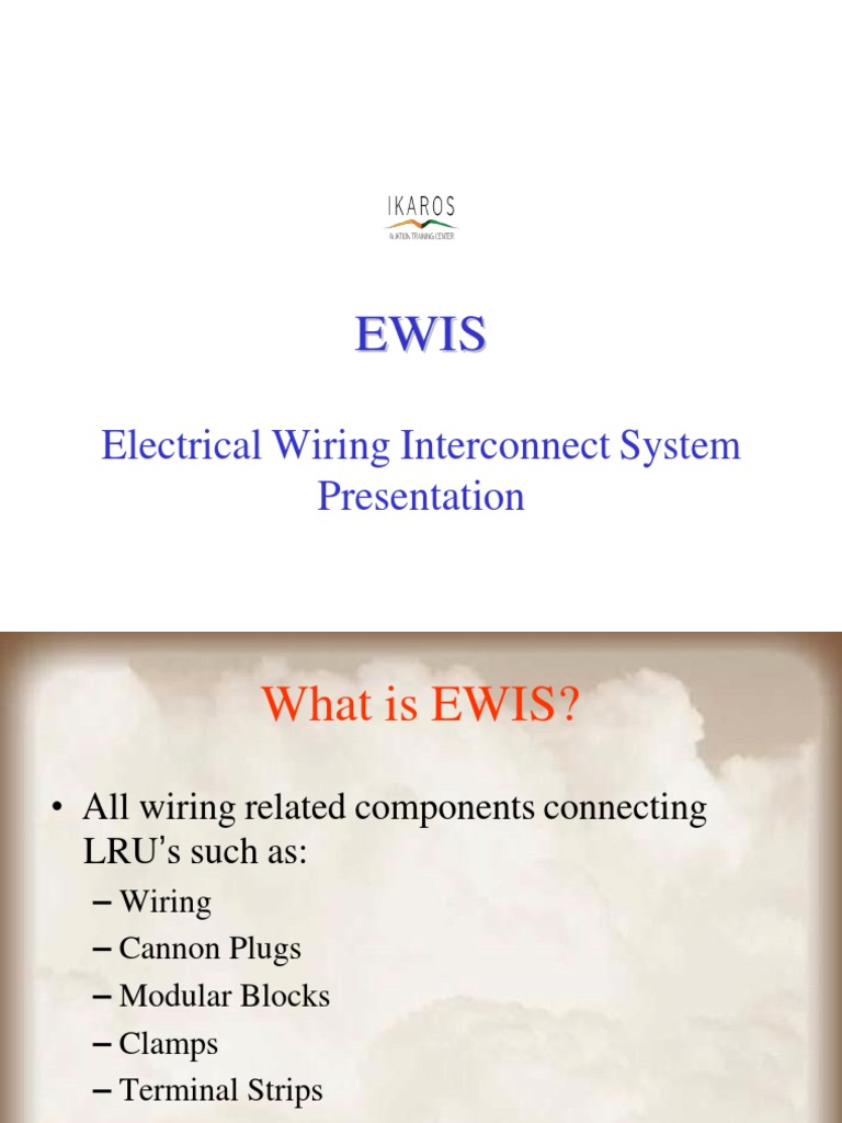 IK - EWIS Presentation | PDF | Electrical Wiring | Federal Aviation ...
