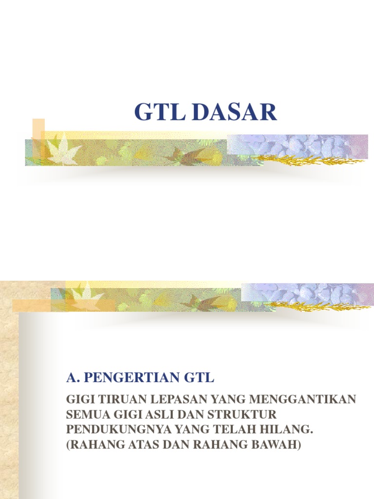 GTL Dasar | PDF