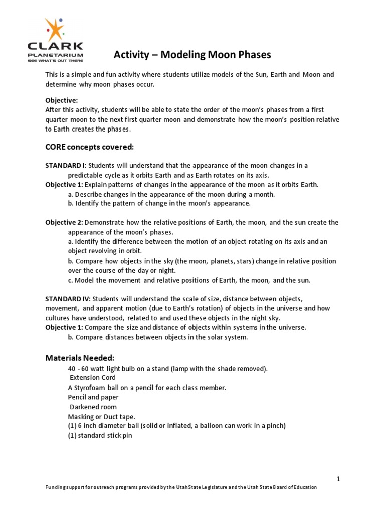 Modeling Moon Phases | Download Free PDF | Moon | Eclipse