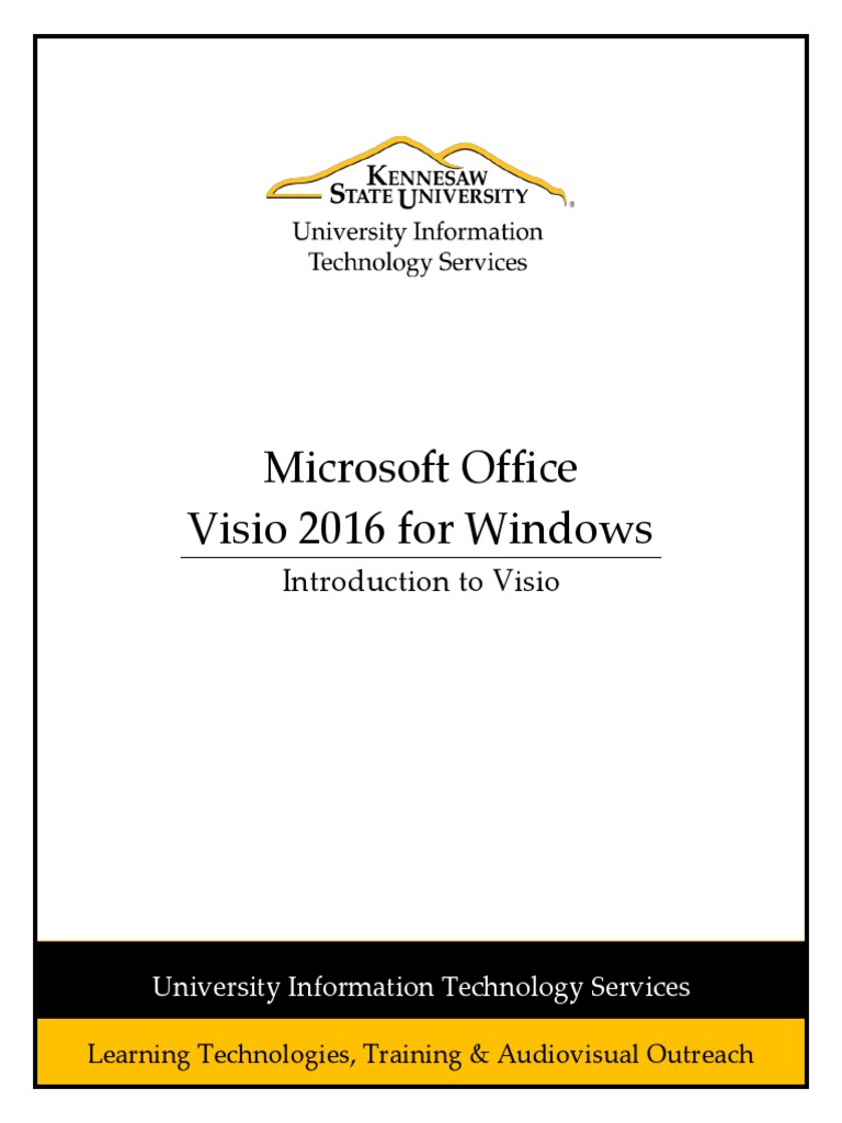 Microsoft Office Visio 2016 For Windows | PDF | Page Layout | Tab (Gui)