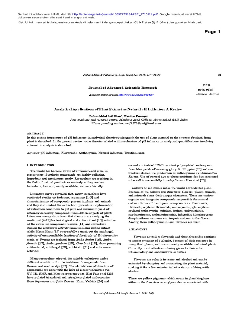 Chemistry Journal | PDF | Ph | Titration