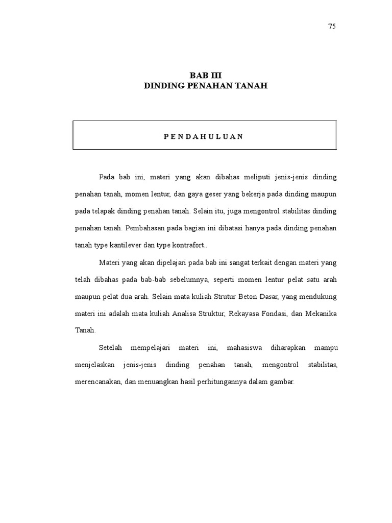 Hitungan Tekanan Tanah Lateral Cara Grafis | PDF