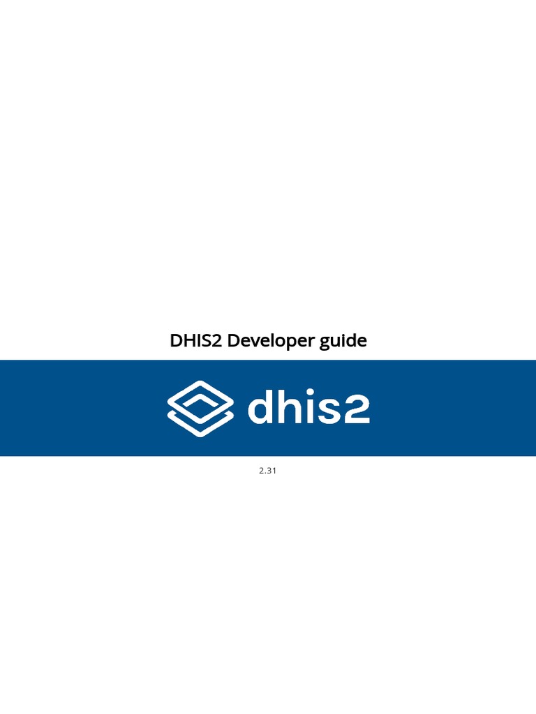 Dhis2 Developer Manual | PDF | Hypertext Transfer Protocol | Application Programming Interface