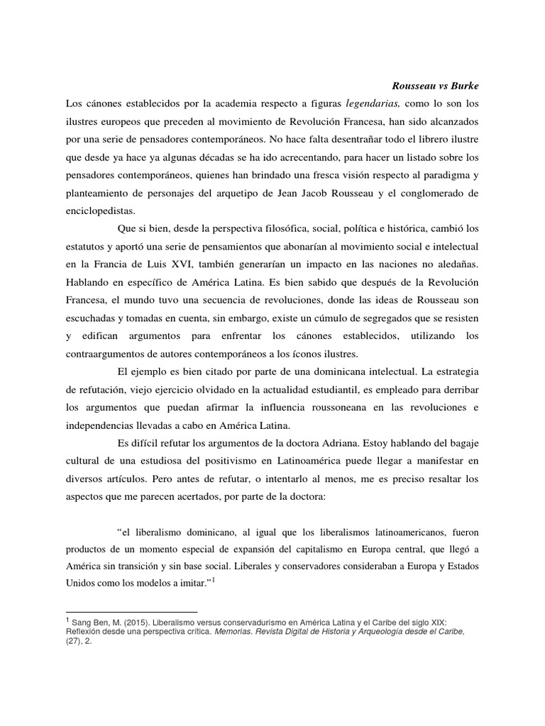 America Latina Ensayo | PDF | Jean-Jacques Rousseau | America latina