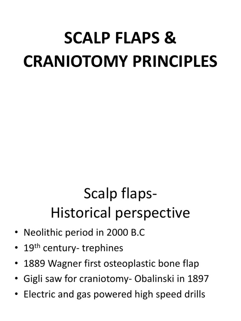 Craniotomy Flaps | PDF | Skull | Human Head And Neck