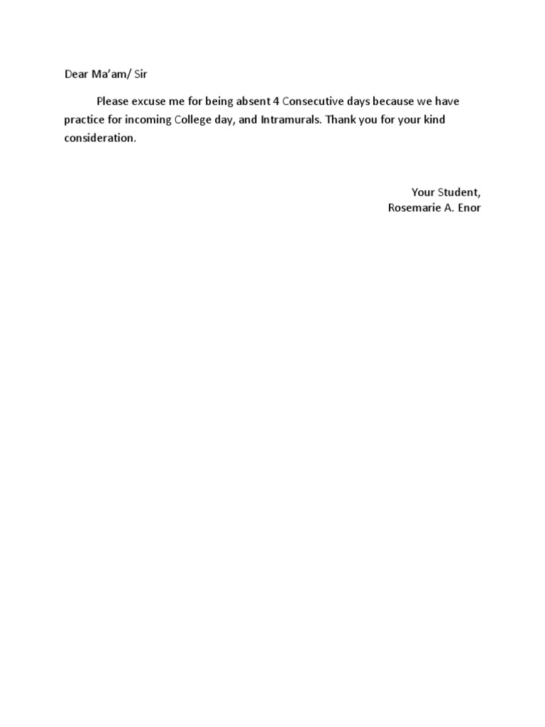 Student Absence Notification | PDF
