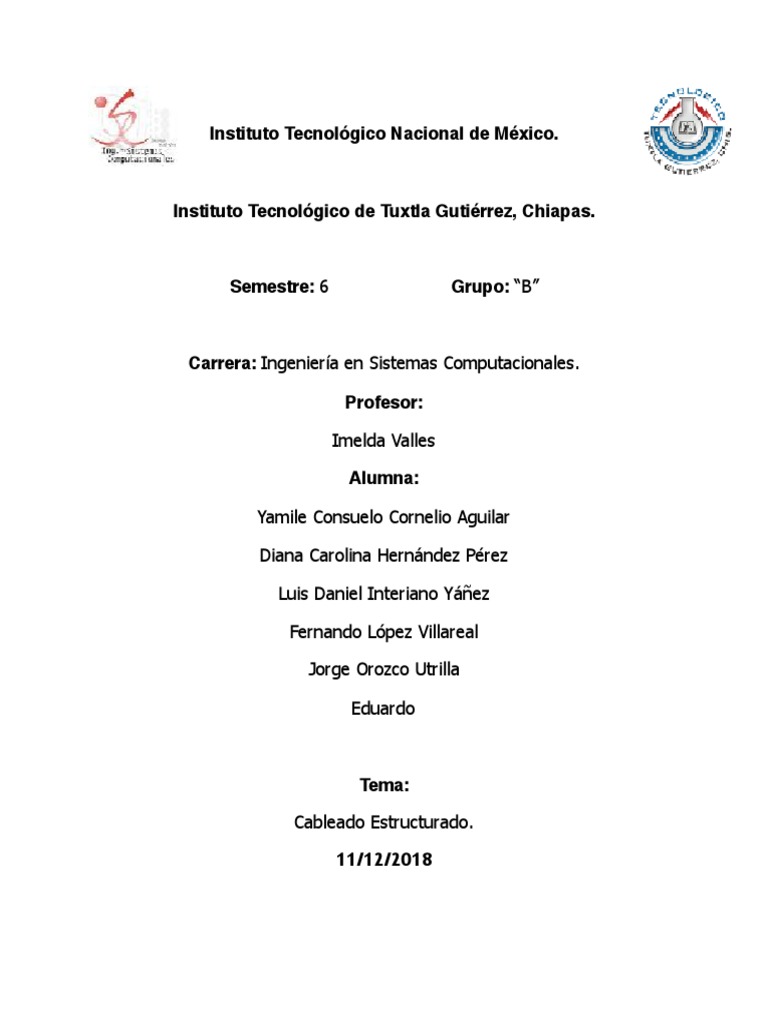 Introducción al Cableado Estructurado | PDF | Telecomunicaciones ...