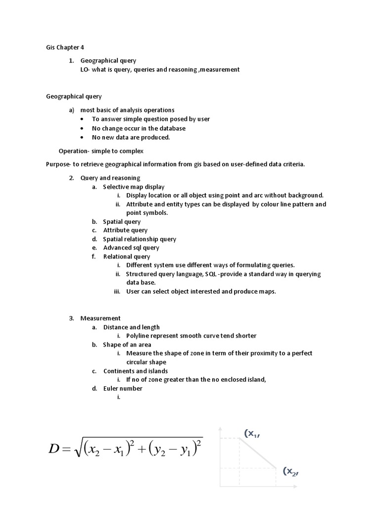 Gis Pdf Geographic Information System Sql 