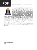 Bionote Halimbawa | PDF